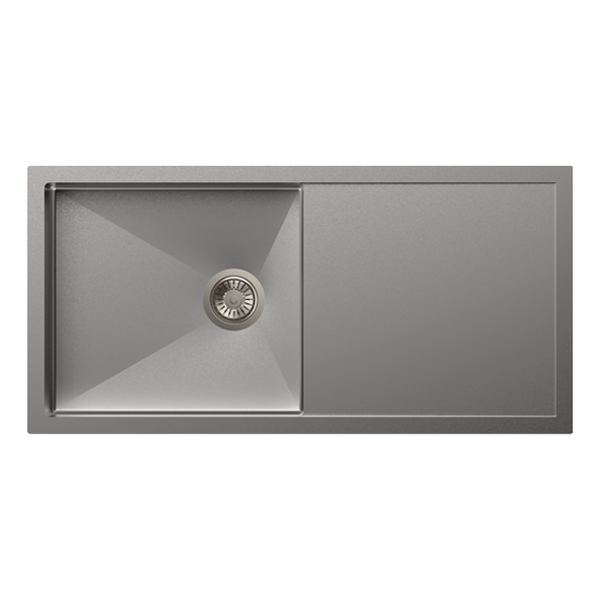 Abchauz | Stainless Steel Micro Radius R10 Single Bowl with Drainer ...