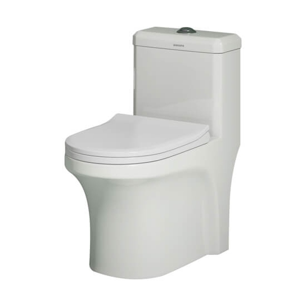 Abchauz | One Piece Toilet - Space (P-Trap) - 180 mm