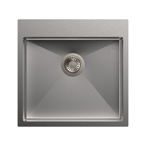 Abchauz | Micro Radius Waltz Single Bowl Kitchen Sink - 21"x20"x8"